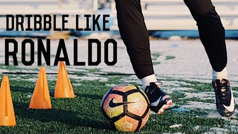 How To Dribble Like Cristiano Ronaldo | 5 Easy Ronaldo Skills